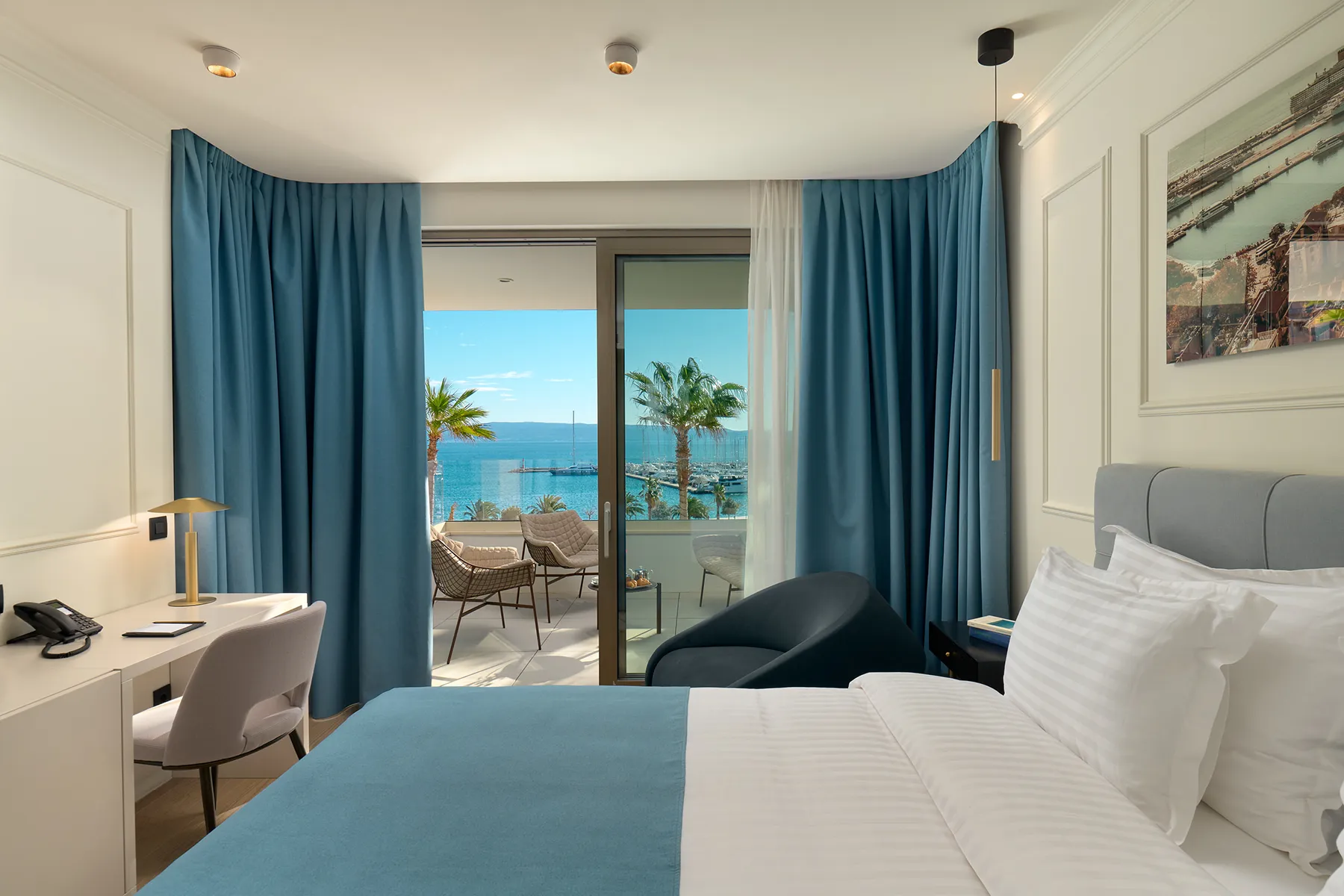 Premium soba s balkonom, vrtom i djelomičnim pogledom na more - Hotel ...